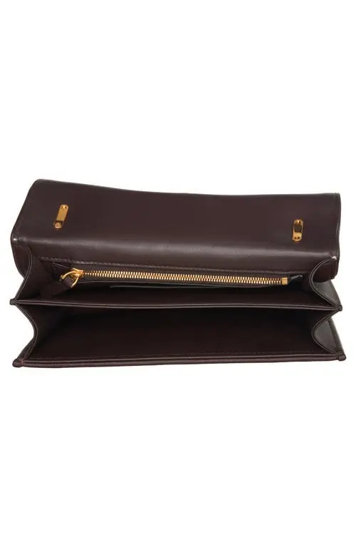 Valentino Garavani Devain Embellished Shoulder Bag - Brown Multi