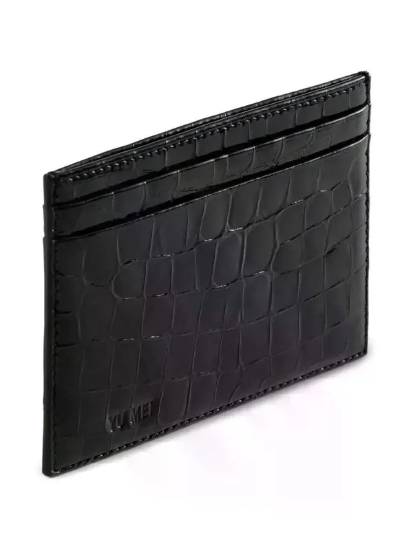 YU MEI Youhan Crocodile-effect Cardholder