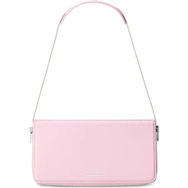 Alexander Wang Siren Pochette Leather Shoulder Bag - Light Pink