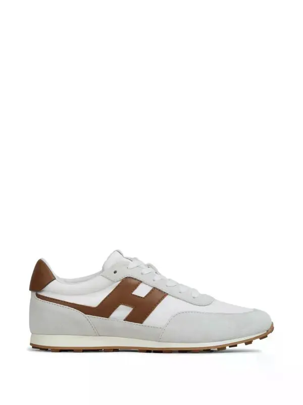Hogan Logo-patch Suede-panel Sneakers