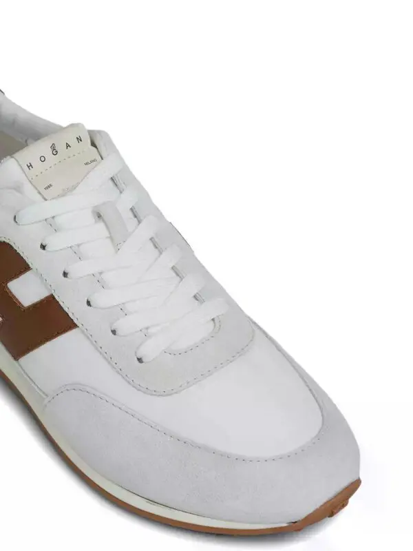 Hogan Logo-patch Suede-panel Sneakers