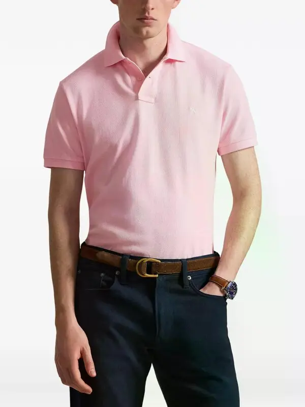 Polo Ralph Lauren Embroidered Logo Polo Shirt - Pink