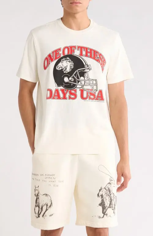 ONE OF THESE DAYS Days Usa Cotton Graphic T-shirt