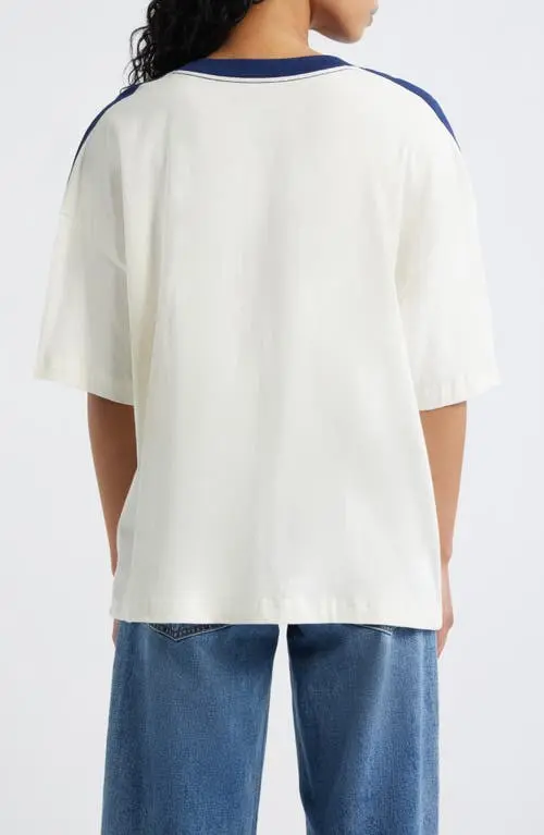 GOLDEN HOUR Graphic Cotton Top