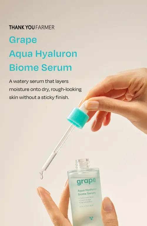 THANK YOU FARMER Grape Aqua Hyaluron Biome Serum