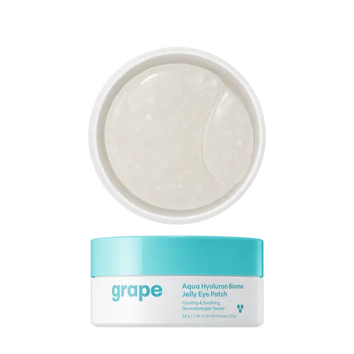 THANK YOU FARMER Grape Aqua Hyaluron Biome Jelly Eye Patch - No Color