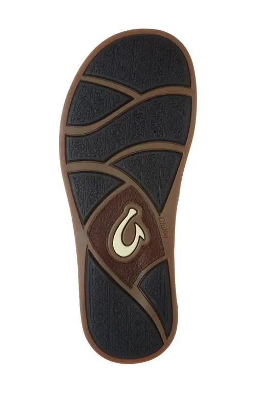 Olukai Mohalu Leather Flip Flops