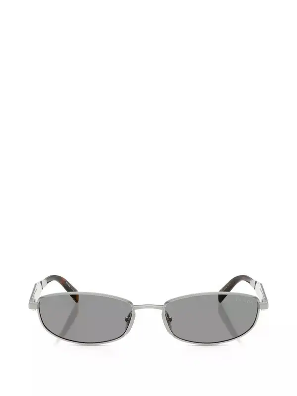 Prada Rectangle Frame Sunglasses - Silver