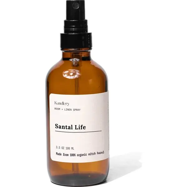 KANDLERY Santal Life Sandalwood Natural Room Linen Spray - Amber