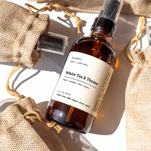 KANDLERY White Tea Thyme Natural Room Linen Spray