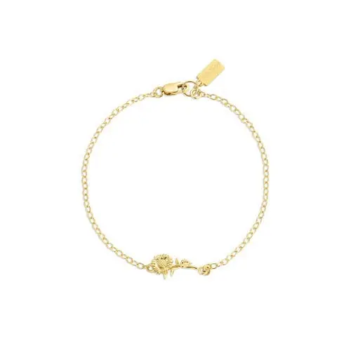SET & STONES Elsie Birth Flower Bracelet - Gold/august
