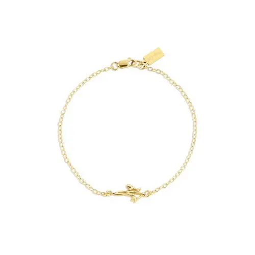 SET & STONES Elsie Birth Flower Bracelet - Gold/january