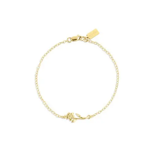 SET & STONES Elsie Birth Flower Bracelet - Gold/march