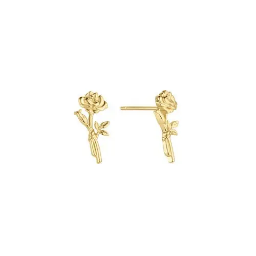 SET & STONES Elsie Birth Flower Stud Earrings - Gold/june