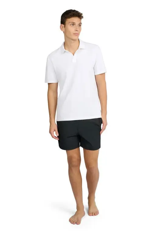 Onia Crinkle 5" Swim Trunk - Black