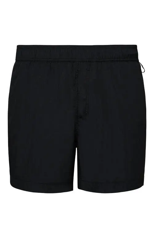 Onia Crinkle 5" Swim Trunk - Black