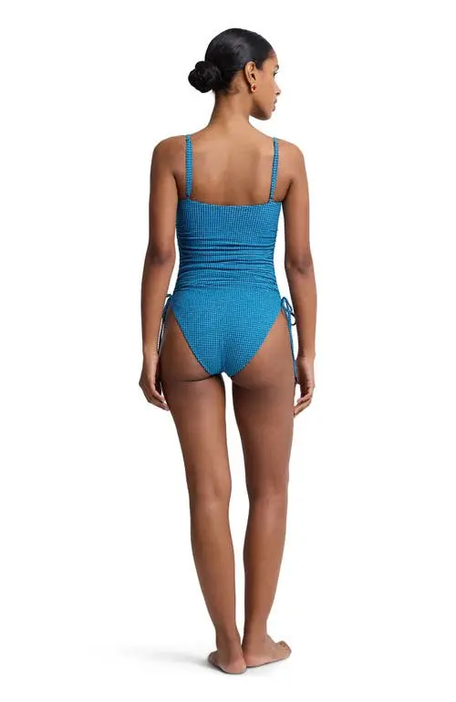 Onia Allegra Tricot One-piece Swimsuit - Blue