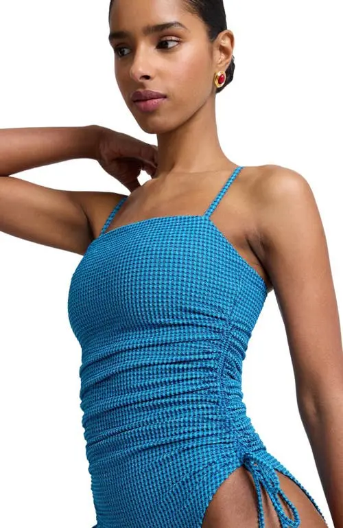 Onia Allegra Tricot One-piece Swimsuit - Blue