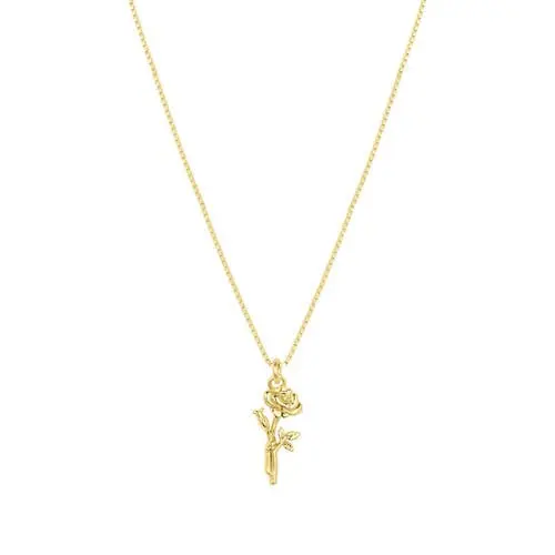 SET & STONES Elsie Birth Flower Charm Necklace - Gold/june