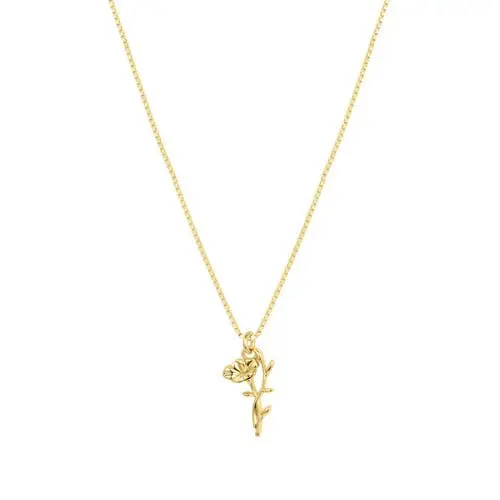 SET & STONES Elsie Birth Flower Charm Necklace - Gold/september