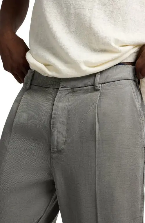 Onia Pleated Lyocell Trousers - Agave