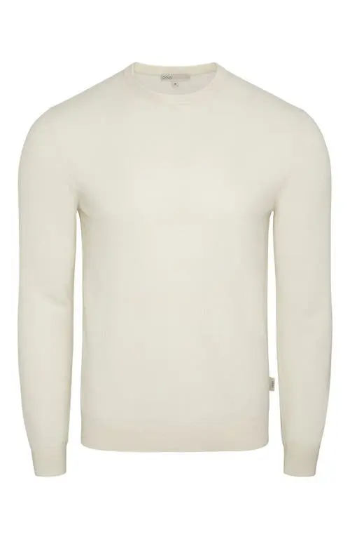Onia Crewneck Cashmere Sweater - Egret