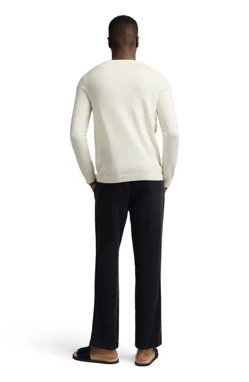 Onia Crewneck Cashmere Sweater - Egret