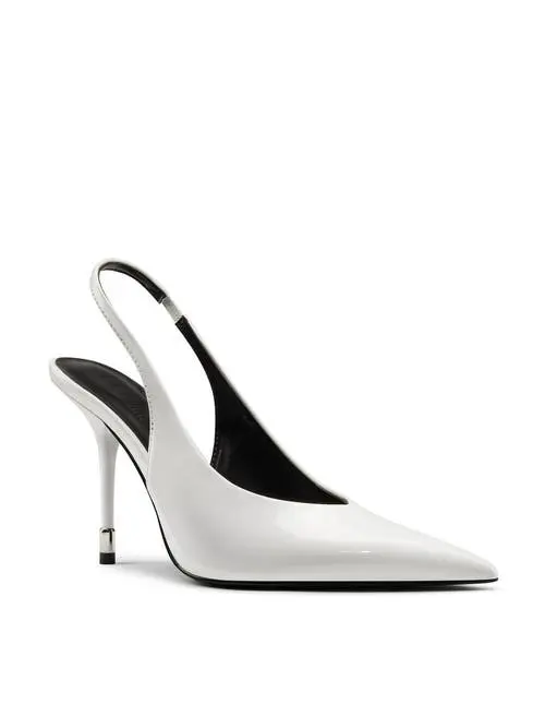 FEMME Gt3 Slingback Pumps - White