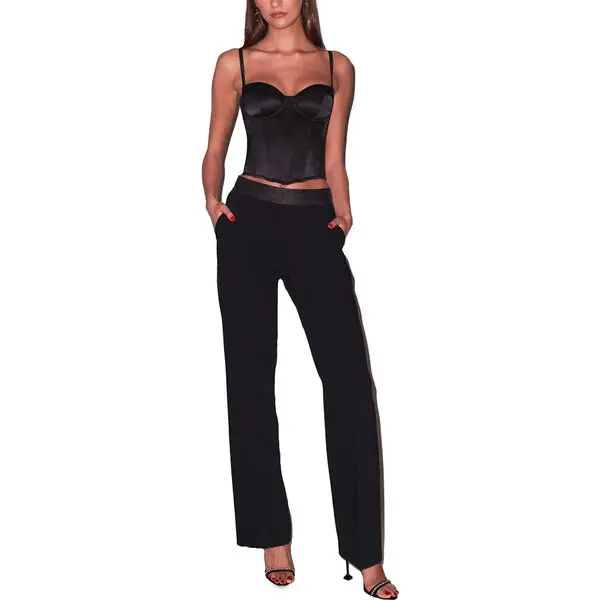 FLEUR DU MAL Hamptons Bustier - Black