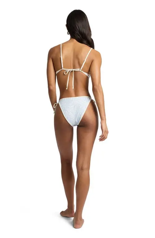 Onia Cleo String-tie Bikini Bottom - Sky/egret