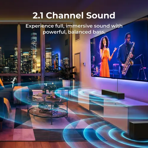 ULTIMEA Poseidon R3t 2.1ch Soundbar With Wireless Subwoofer
