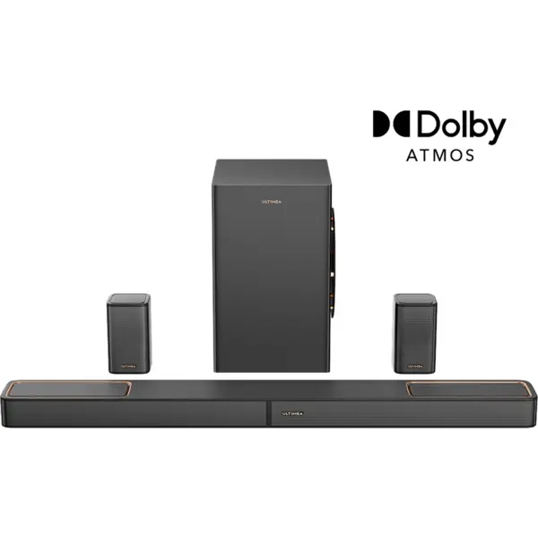ULTIMEA Skywave F40 Boom 5.1.2ch Sound Bar With Dolby Atmos - Black