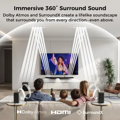 ULTIMEA Skywave F40 Boom 5.1.2ch Sound Bar With Dolby Atmos