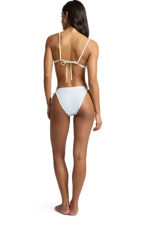Onia Aimee Adjustable Bikini Top - Sky/egret