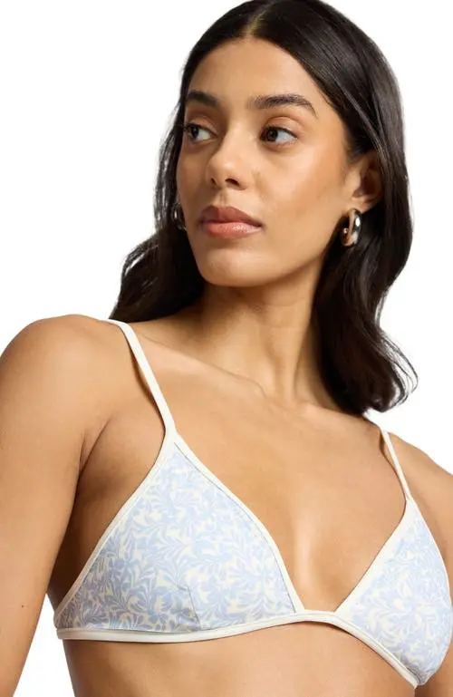 Onia Aimee Adjustable Bikini Top - Sky/egret