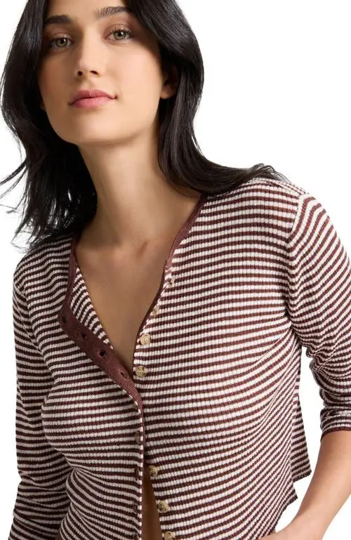 Onia Rib Linen Cardigan