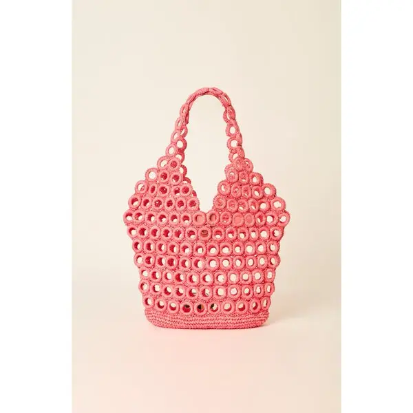 BTB LOS ANGELES Demi Large Tote - Fuschia