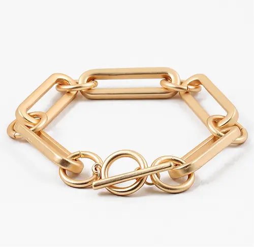 ERIN MCDERMOTT JEWELRY Lia Link Bracelet - Gold