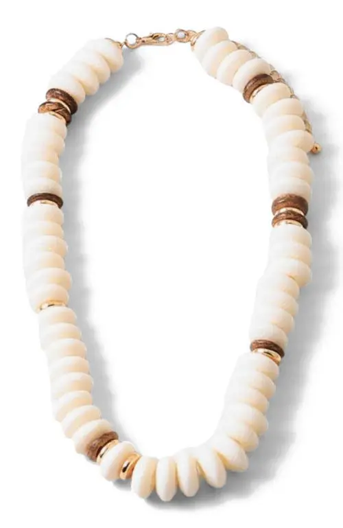 ERIN MCDERMOTT JEWELRY Charleston Sandbar Necklace - Beige