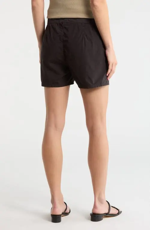 JAMES PERSE Stretch Cotton Poplin Drawstring Shorts