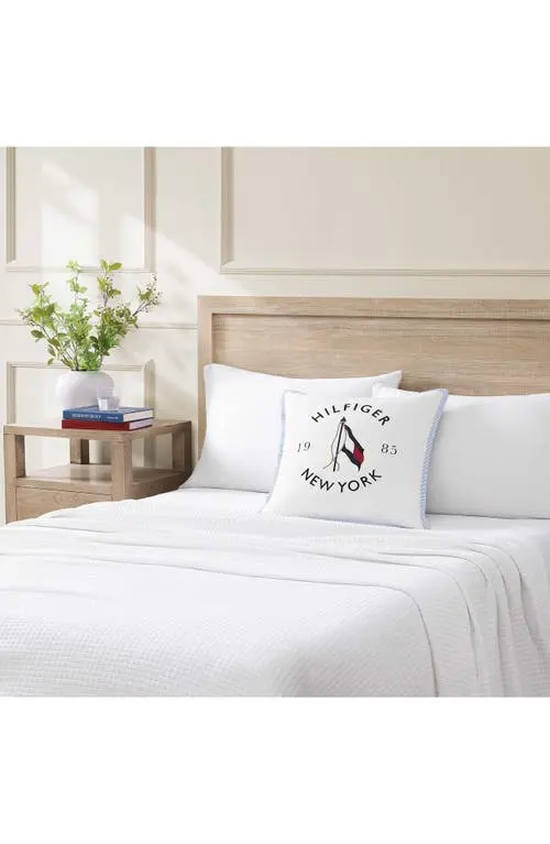 Tommy Hilfiger Ny Flag Canvas Accent Pillow