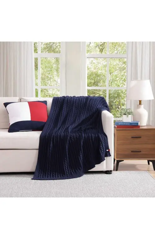 Tommy Hilfiger Flag Seersucker Accent Pillow