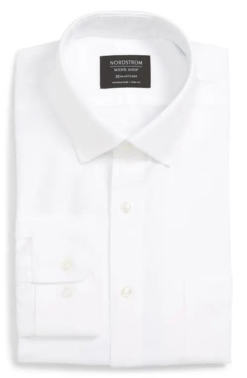 Nordstrom Smartcare™ Trim Fit Solid Dress Shirt