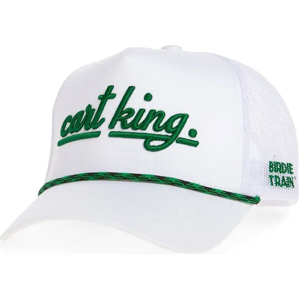 KENZKUSTOMZ Canvas Trucker Hat - White