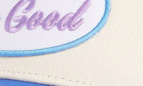 KENZKUSTOMZ Focus On The Good Baseball Cap - Periwinkle