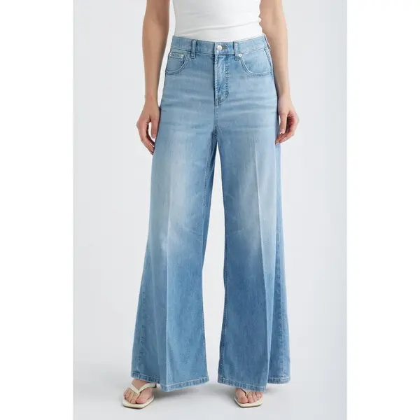Spanx Supersmooth™ Authentic 360 Lightweight High Waist Super Wide Leg Jeans