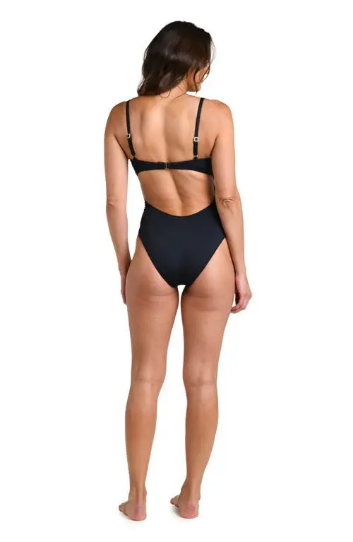 La Blanca Island Goddess Cutout Monokini One-piece Swimsuit