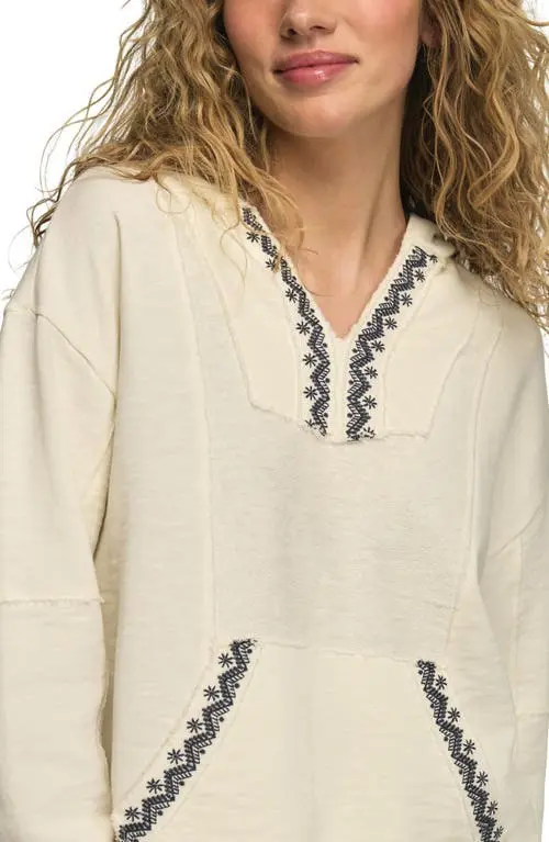 Lucky Brand Embroidered Baja Hoodie