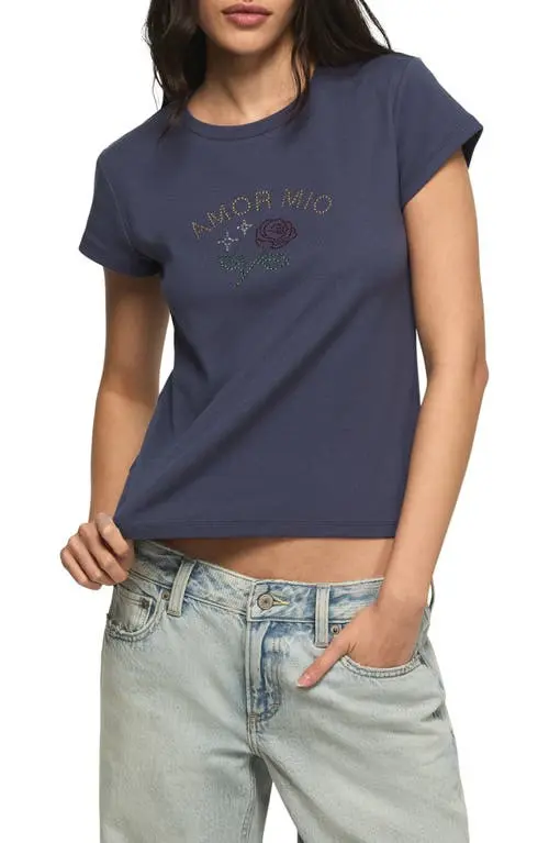 Lucky Brand Amor Mio Baby T-shirt - Abyss Blue