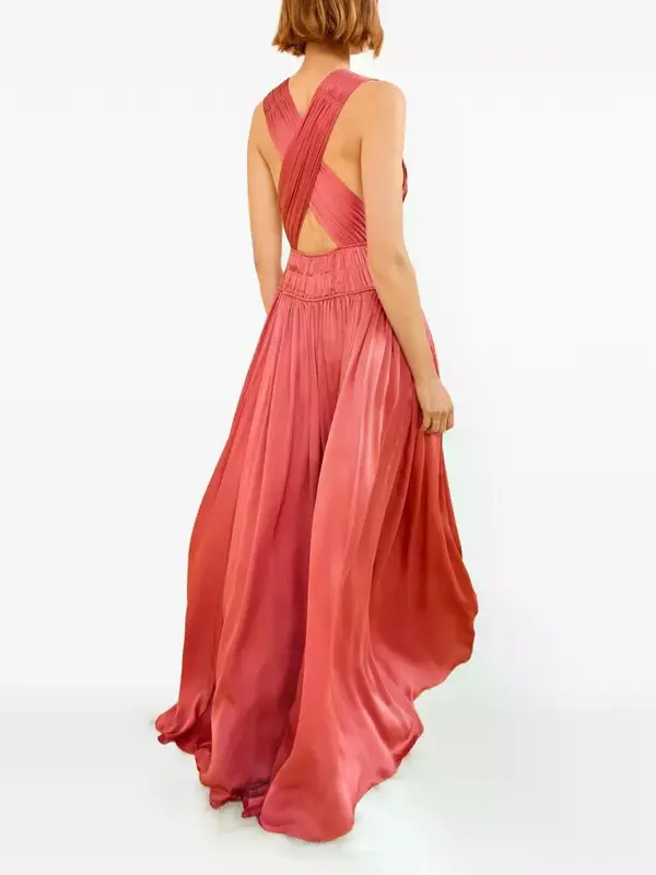 Ulla Johnson Boheme Silk Maxi Dress - Pink